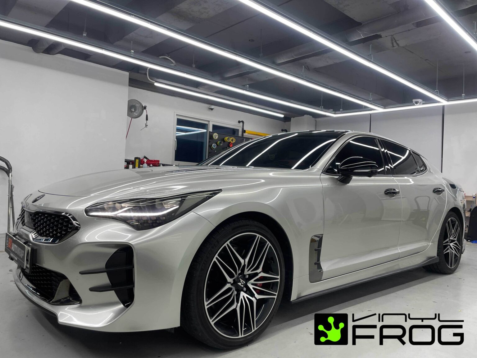 GMP80 PET 글로시 메탈릭 샴페인 실버 (Champagne Silver) - 비닐프로그 - VINYL FROG